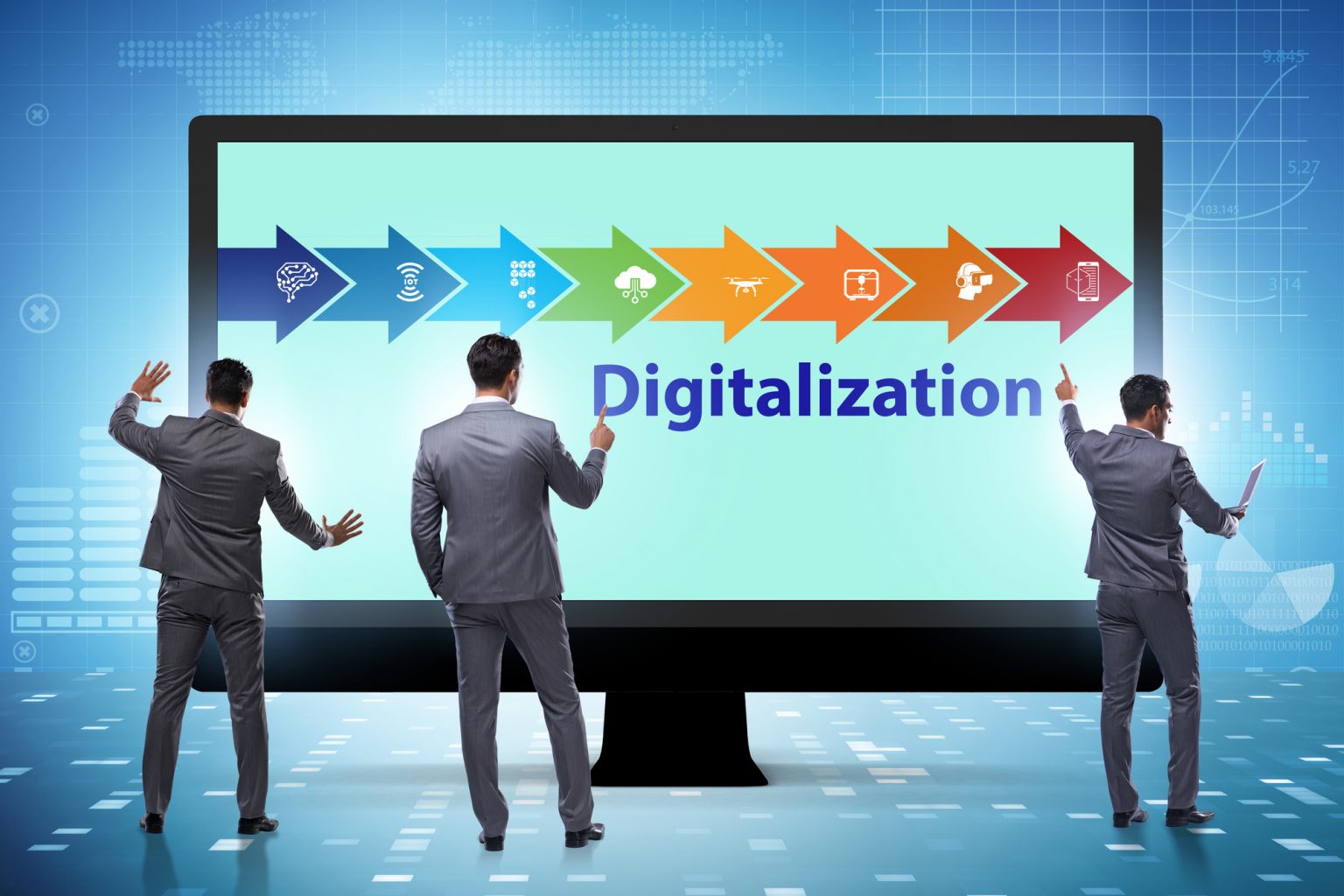 デジタライゼーションとは？効果や業種別の具体例と推進のステップ - DXGO-日本企業にDX（デジタルトランスフォーメーション）を！